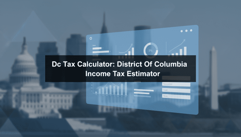Dc Tax Calculator: District Of Columbia Income Tax Estimator - Simplify ...